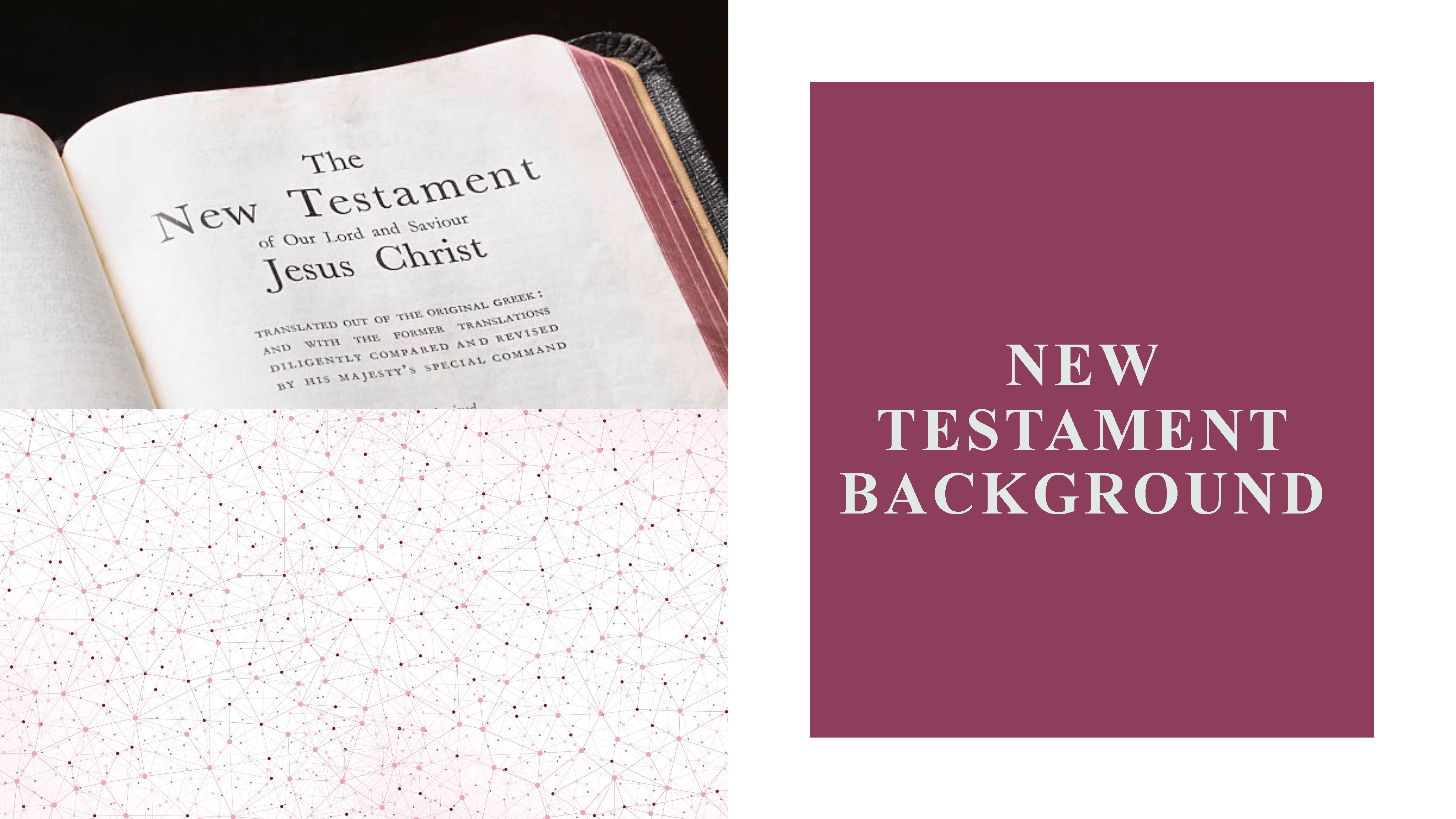 New Testament Background - Transformational Coaching, Publishing ...